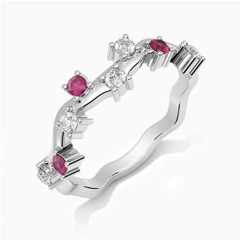 Ruby Galaxy Ring Unleash Celestial Brilliance On Your Finger Irosk Australia