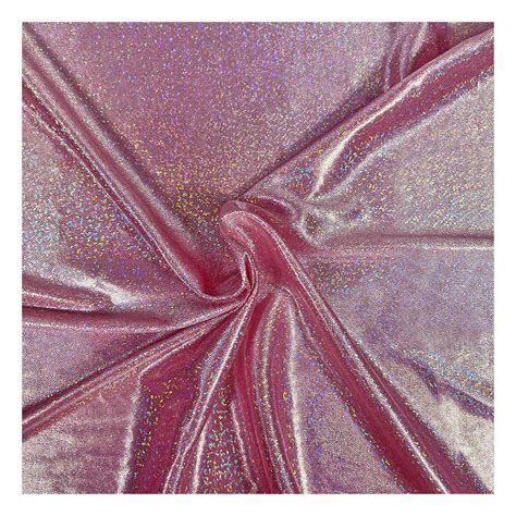 Pink Jersey Sparkle Fabric By The Metre Hobbycraft