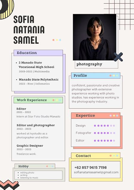 Curriculum Vitae Sofiaaa`s