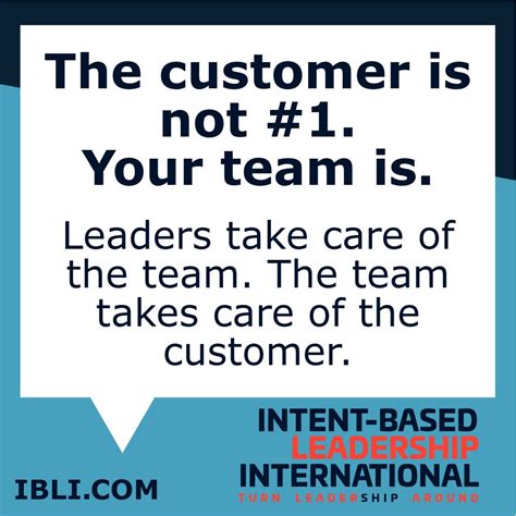 Why Leaders Prioritize Their Team Over Customers Intent Based
