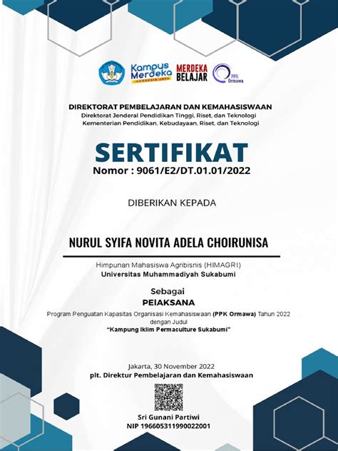 Universitas Muhammadiyah Sukabumi Nurul Syifa Novita Adela Choirunisa