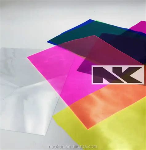 Nks003 컬러 투명 Pvc 아크릴 플라스틱 필름