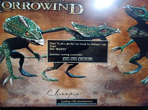 crash unable to find dialog topics outside of openmw tamriel rebuilt