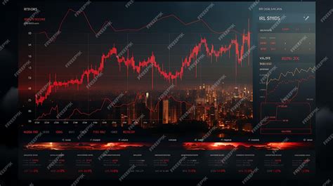 Premium Ai Image Web Dashboard Market Volatility Dashboard With