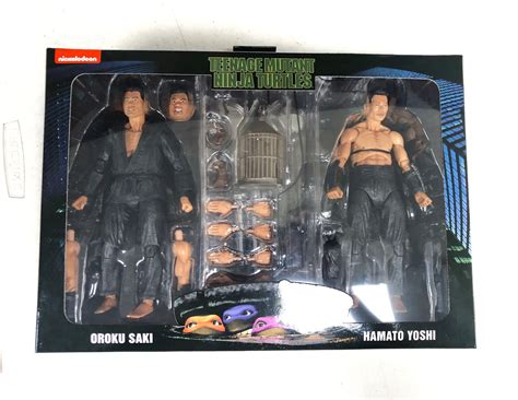 Neca Teenage Mutant Ninja Turtles 1990 Movie 7” Figures Hamato And Oroku