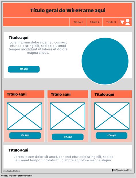 Modelo Wireframe Responsivo Corporativo Storyboard My Xxx Hot Girl