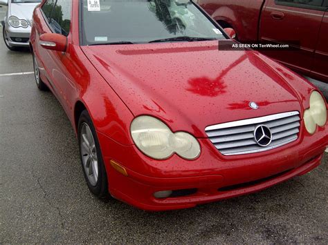 2002 Mercedes Benz C230 Kompressor Coupe 2 Door 1 8l
