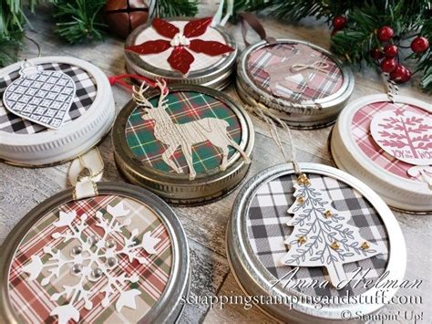 Jar Ring Ornaments Day 11 Of 12 Days Of Diy T Ideas Mason Jar