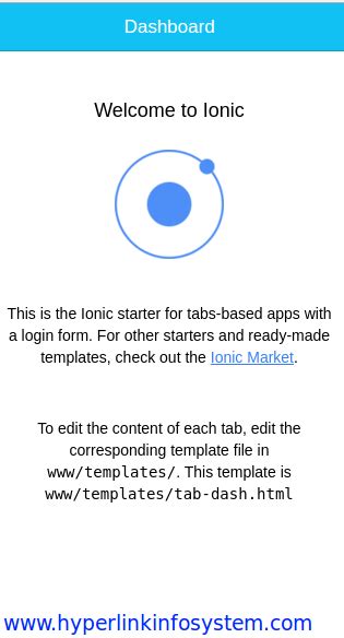 create incredible application on ionic platform hyperlink infosystem