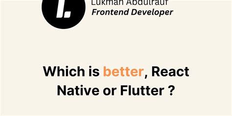 🚀 react native vs flutter which cross platform framework wins in 2025