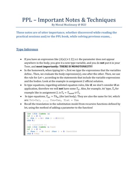 Morad Ppl Notes Lecture Notes 1 26 Ppl Important Notes