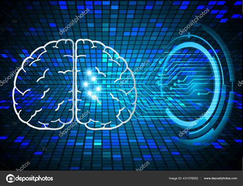 Human Brain Circuit Board Stock Vector By ©titima157 431376552