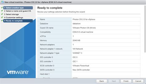 running photon os on vsphere · vmware photon wiki · github