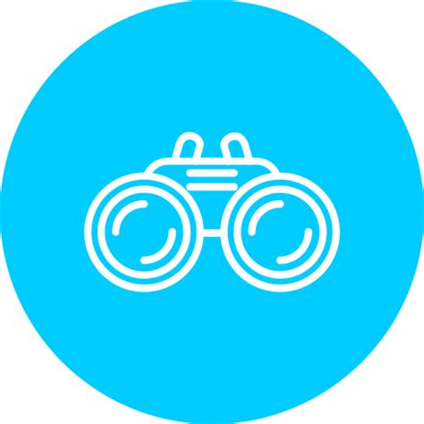 Binoculars Generic Circular Icon