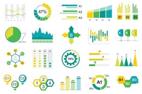 Infographics Elements Statistics Chart Option Vector Image