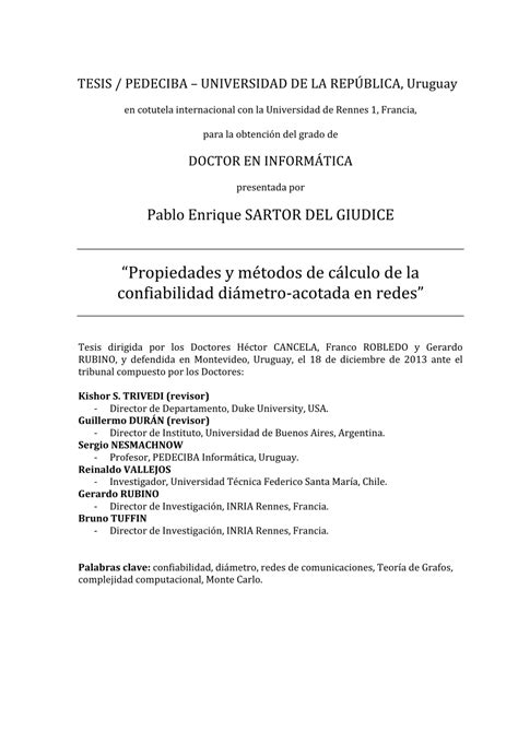 Pdf Diameter Constrained Network Reliability Properties And Computation Methods