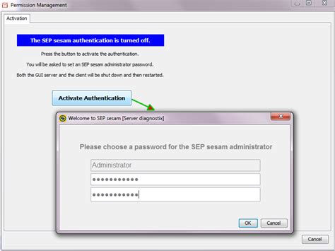 Configuring Database Based Authentication SEPsesam