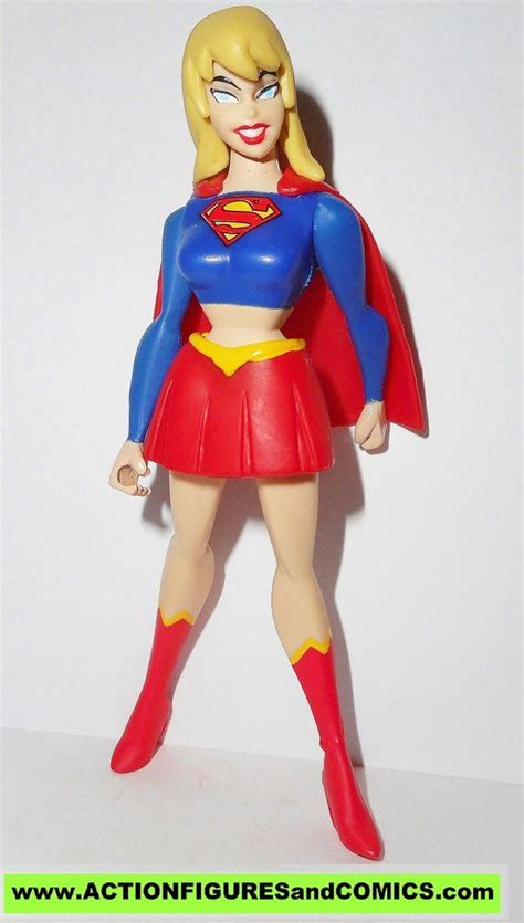 Justice League Unlimited Supergirl Blue Shirt Red Skirt Justice