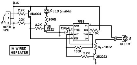 Ir Remote Receiver And Transmit The Same Signal Page Electronics Forum Circuits Projects