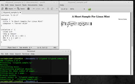 lilypond notation software rrbasta