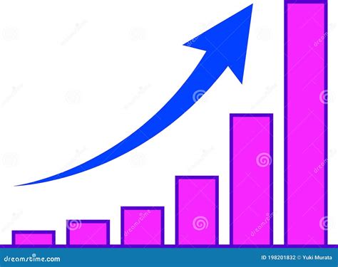 Increasing Graph And Arrow Stock Vector Illustration Of Promotion