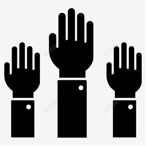 举手出席手势高清素材 免费下载 设计图片 页面网页 平面电商 创意素材 Png素材 花瓣网