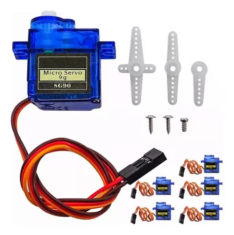 5 piezas servomotor micro sg90 1 6kg servo motor arduino pic mercadolibre
