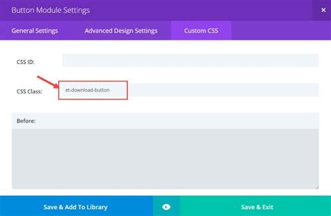 how to create a direct single click download button in divi using the