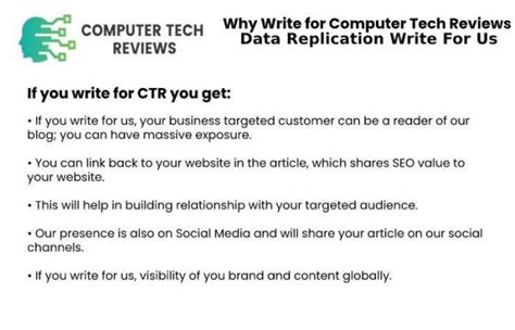 Data Replication Write For Us Guest Post Contribute And Submit Post