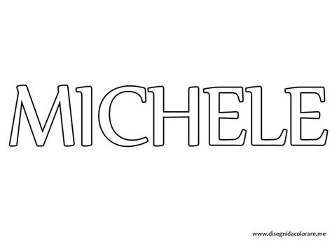 Michele Disegni Da Colorare