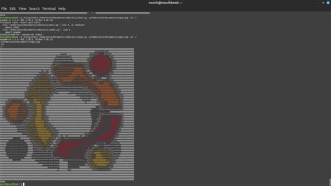 Numpy Image To Ascii Art With Edge Detection Using The Sobel Filter In Python Using Pygame Not