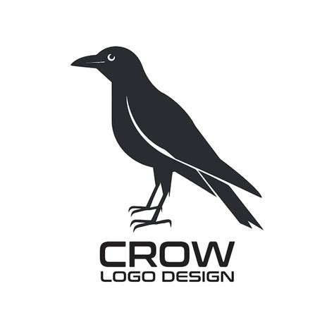 Premium Vector Crow Vector Logo Design