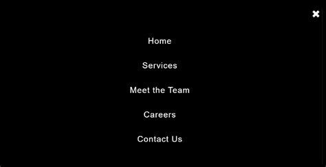 Full Screen Menu Using Bootstrap Code Demo