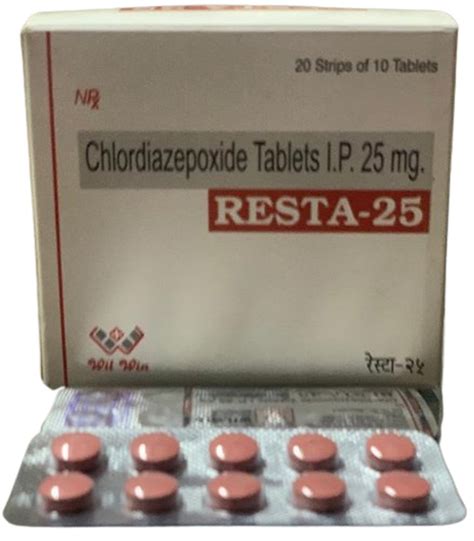 Chlordiazepoxide Tablets I P 25 Mg At Best Price In Manimajra