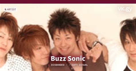 Buzz Sonic Profile Buzz Sonicプロフィール Vkgy ブイケージ