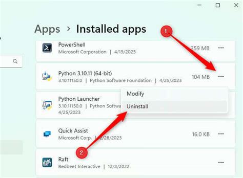 Windows Pc から Python を完全にアンインストールする方法
