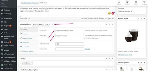 custom buy now link and text on woocommerce external affiliate products