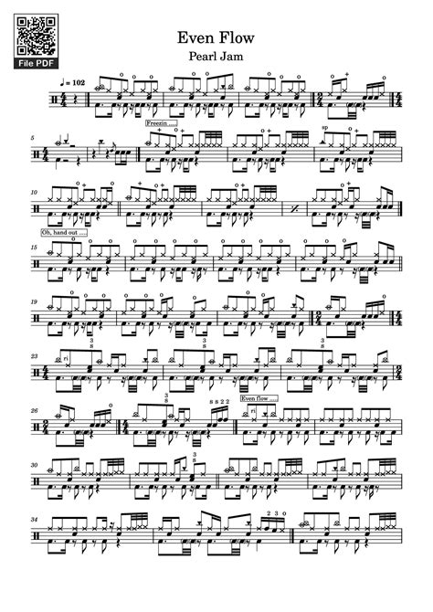 [sheet] Even Flow Pdf Lyrics And Chords