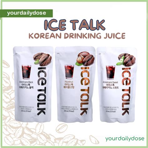 Ice Talk Ade Korean Pouch Drinking Juice Buy1take1 10pcs 10pcs Exp