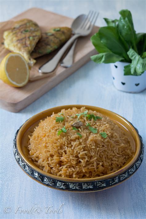 Arabic Sweet Rice Muhammar Food And Tools