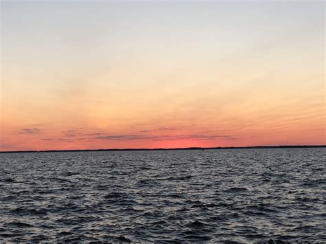 Sunset On The Chesapeake Bay Virginia Usa R Pics