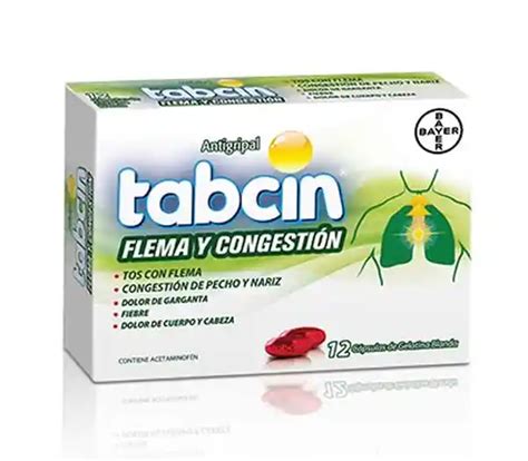 Tabcin Flema Y Congestión Liquid Gel 250 Mg200 Mg10 Mg Desde ₡ 3 46500