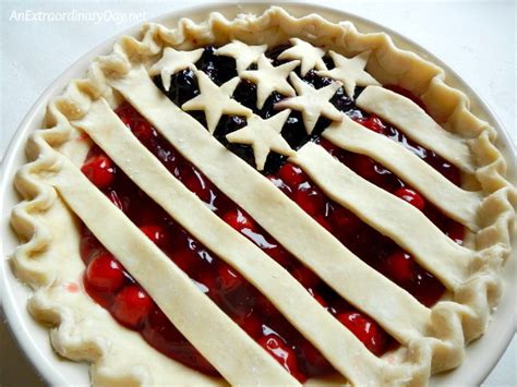 Easy To Make Stars And Stripes American Flag Pie An Extraordinary Day
