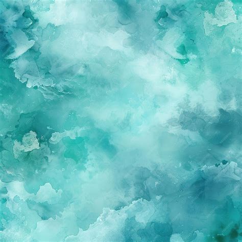 Premium Photo Abstract Teal Watercolor Background