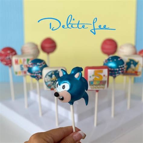 Sonic The Hedgehog Cake Pops Sonic The Hedgehog Cake Cake Pops Hedgehog Cake