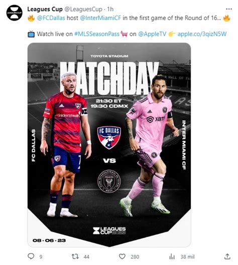 Inter Miami Venció A Fc Dallas Por Penales En La Leagues Cup Doblete De Messi Y Clasificación