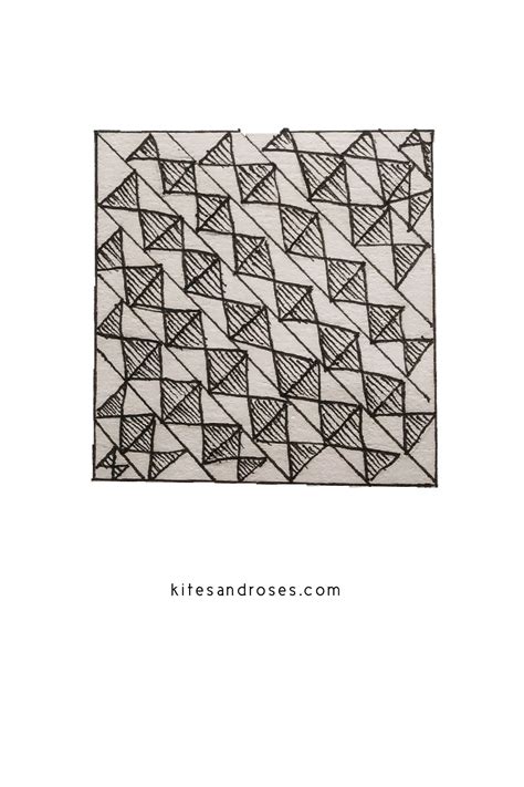 9 Easy Pattern Drawing Ideas For Beginners Kites And Roses