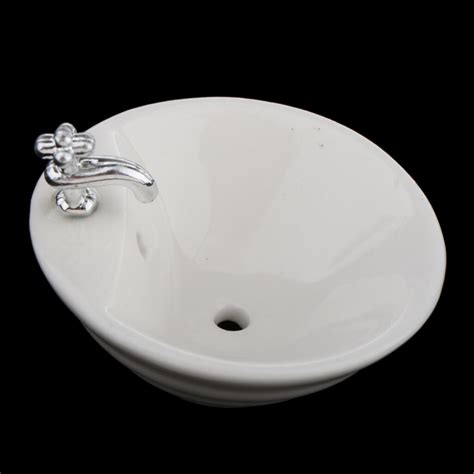 1 12 Mini Wash Basin For Doll House Bathroom Scene Grandado