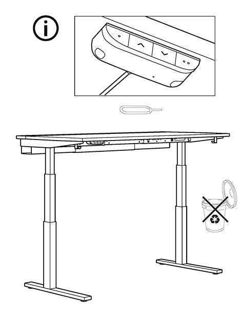 Ikea Mittzon Desk Sit Stand Desk Electric User Guide