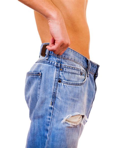 Hombre Joven Flaco Imagen De Archivo Imagen De Pensativo 27194081